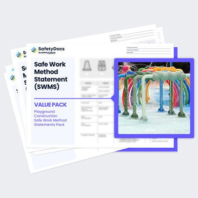 Playground Construction SWMS Pack | SafetyDocs PDF & Word Templates