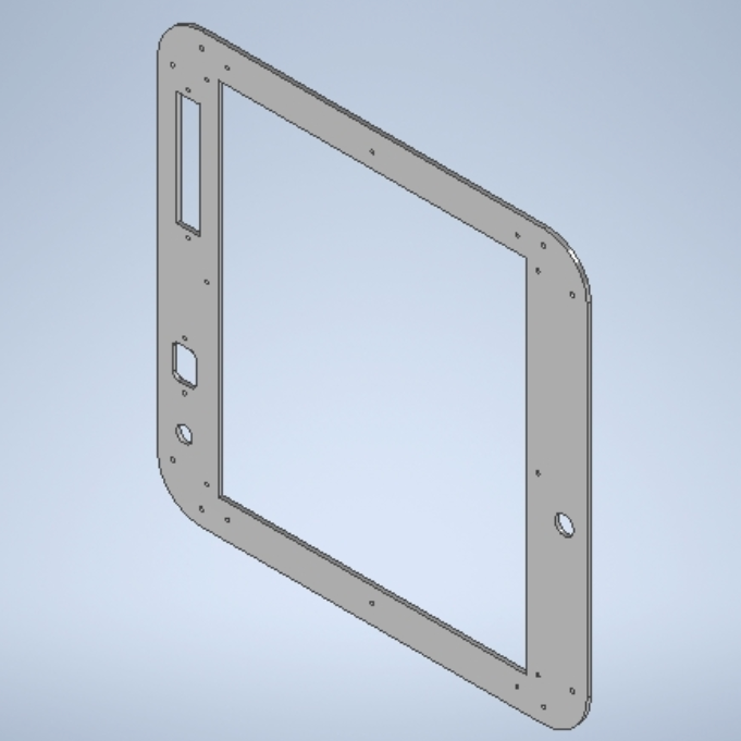 Rear Quantum Master Display Faceplate