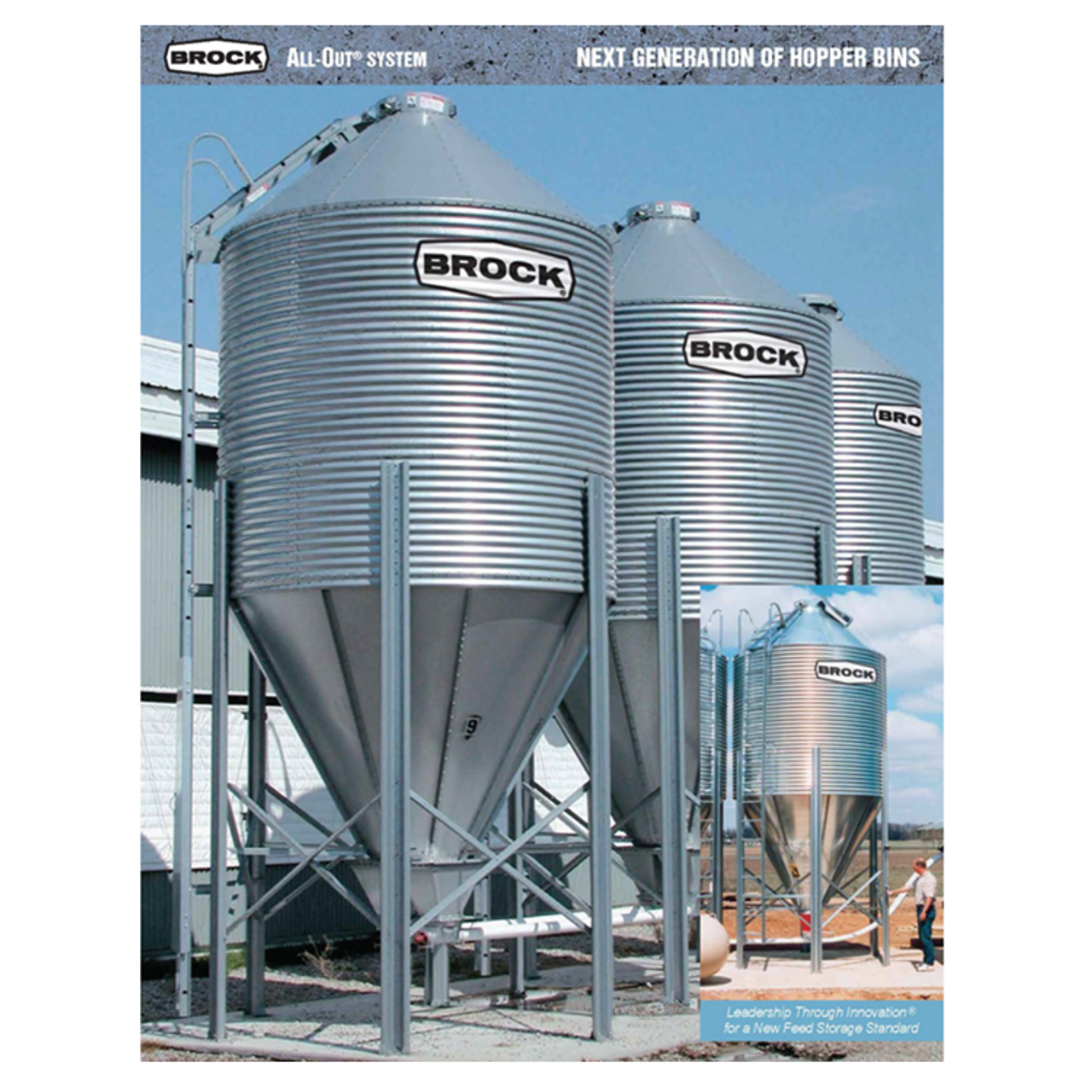 Brock Hopper Feed Bins