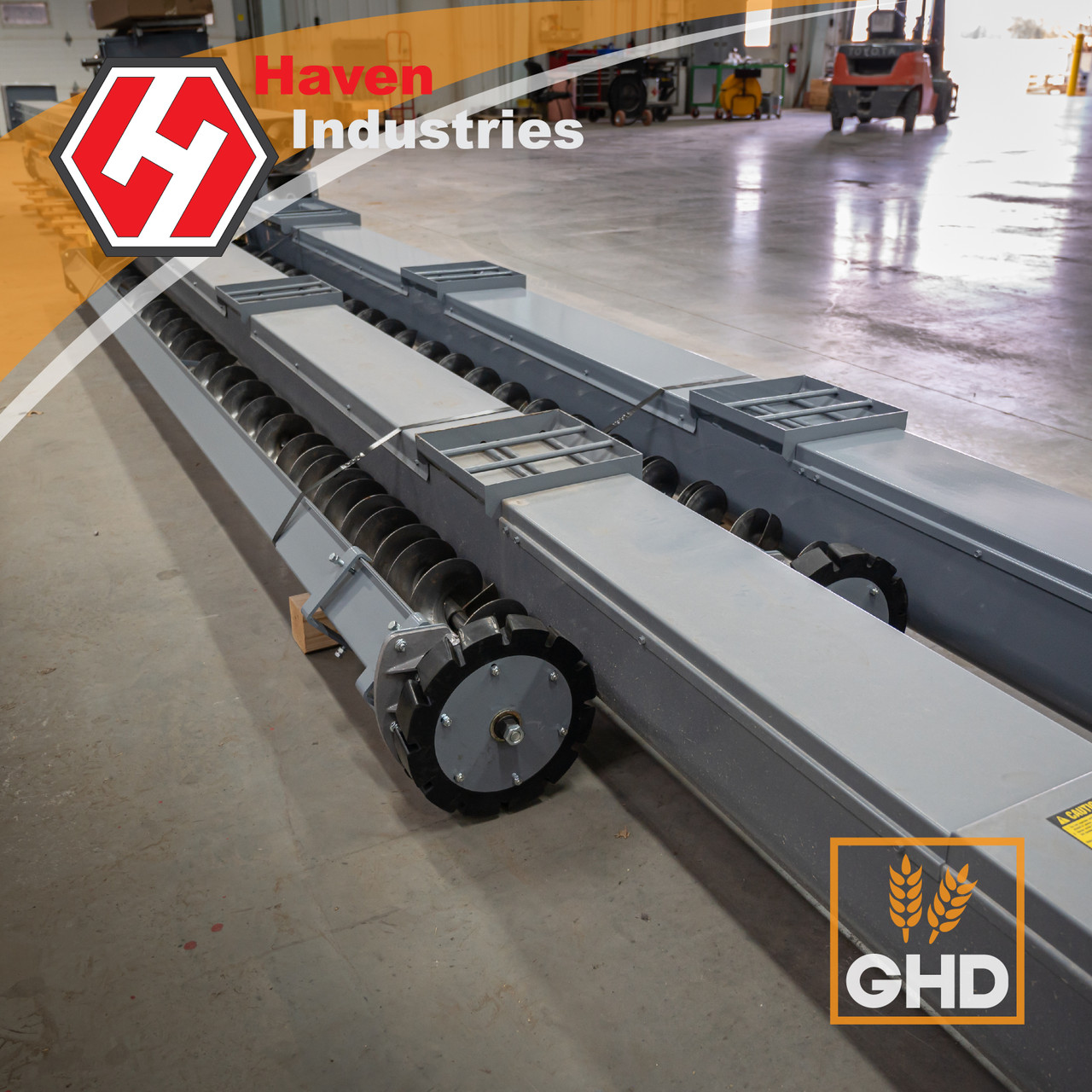 Grain Saver U-Trough Power Sweep Unload System