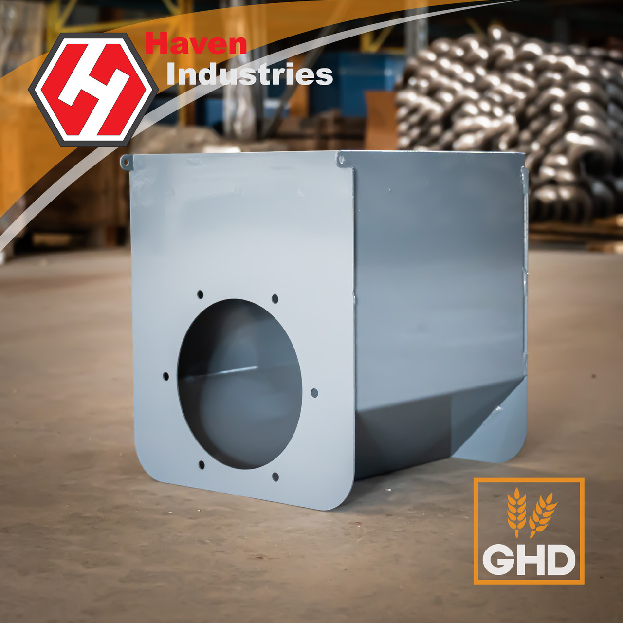 Grain Saver 14" x 14" Standard Inlet Hopper