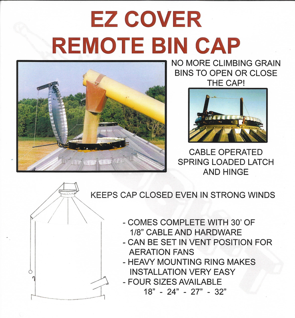 EZ Cover Remote Bin Cap