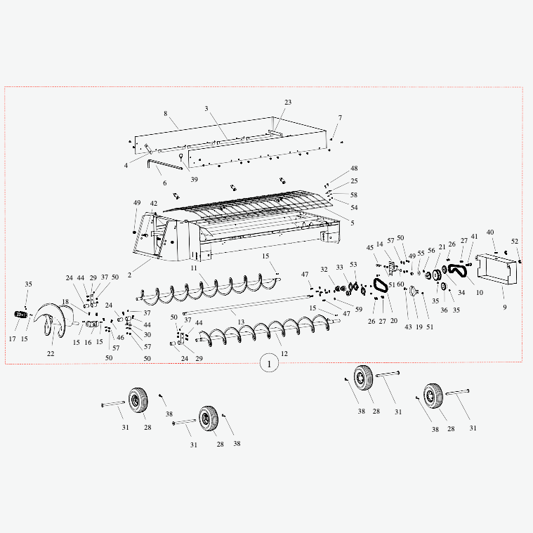 AGI Westfield MKX2 13-94 (2023) Basic Auger Parts Finder