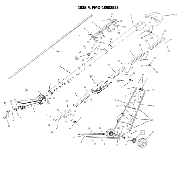 AGI Batco 1835 FL FMD Main Assembly Parts Finder
