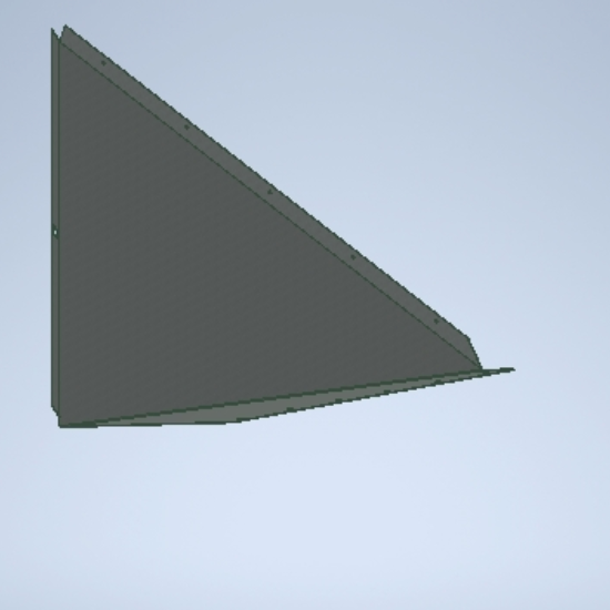 Left Hand Bottom-Blower Shroud Panel