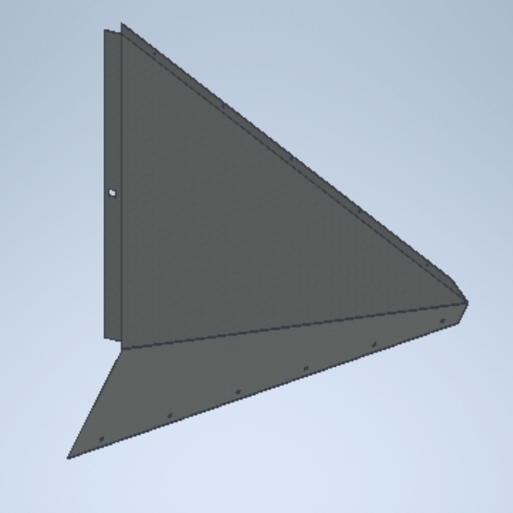 Right Hand Bottom-Blower Shroud Panel