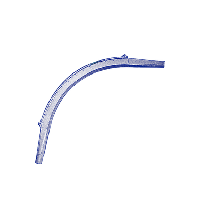 Galvanized Removable Back Sweep Elbows - 60 Degree