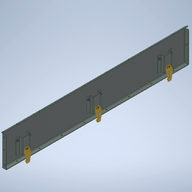 Grain Trough-Drag Unload Side Subassembly