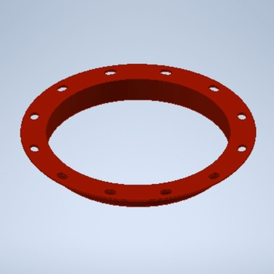 9in-12 Hls-Unload Auger & Fill Flange Ring