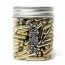 Cachous Pearl Beads VINTAGE BRONZE (85g) 5mm - by Sprinks