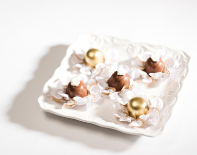 Hydrangea Truffle Wrapper ( 25 flowers per box )