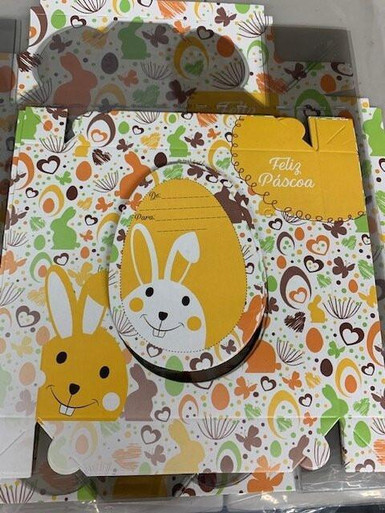 5 Pack Easter Egg Boxes For Spoonable Egg with acetate lid (150 g ...