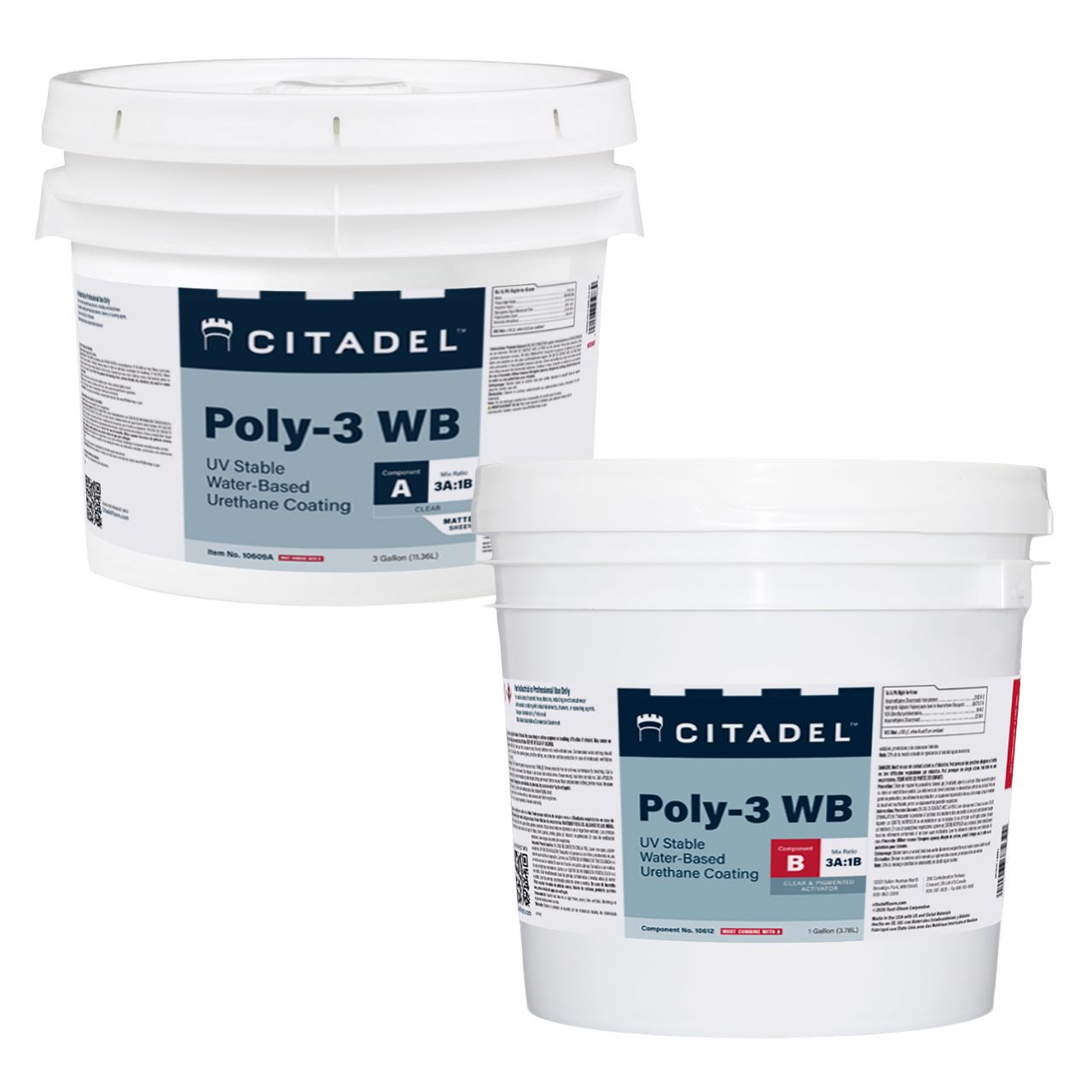 Poly-3 WB Water-Based Urethane Coating | Citadel Floors