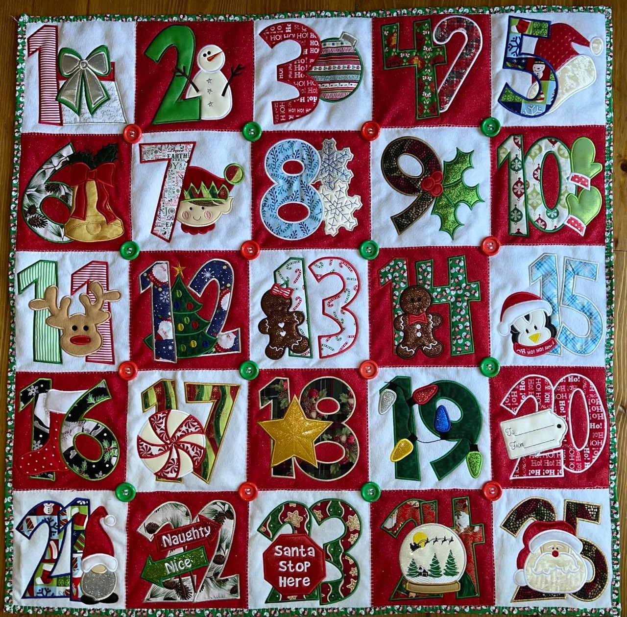 11th Day of Christmas Applique/ Embroidery Design ***DIGITAL DOWNLOAD ...
