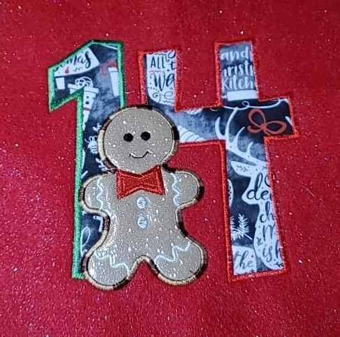 14th Day of Christmas Applique/ Embroidery Design ***DIGITAL DOWNLOAD ...