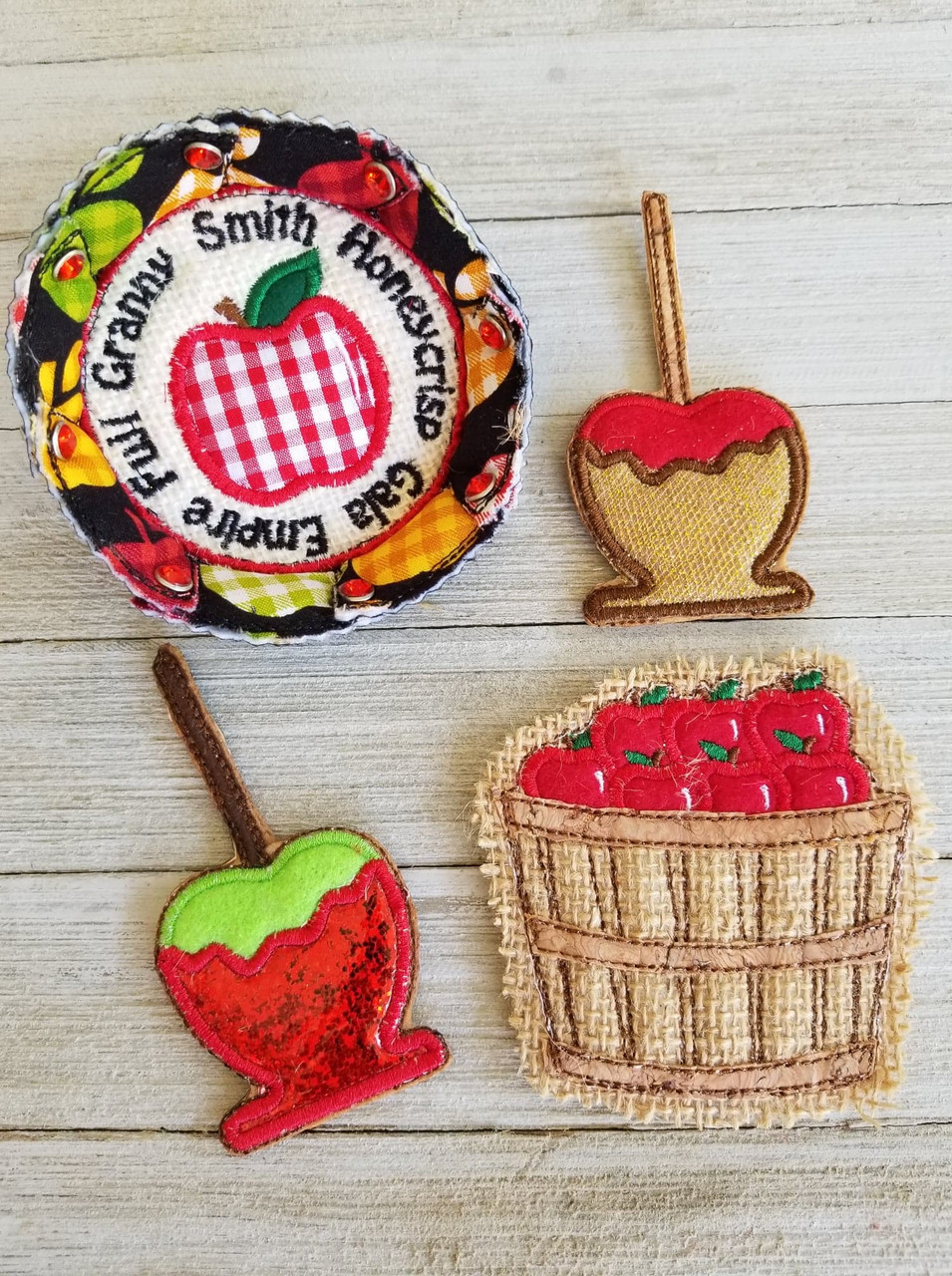 Apple Bowl Applique / Embroidery Design ***DIGITAL DOWNLOAD*** - DD2BD