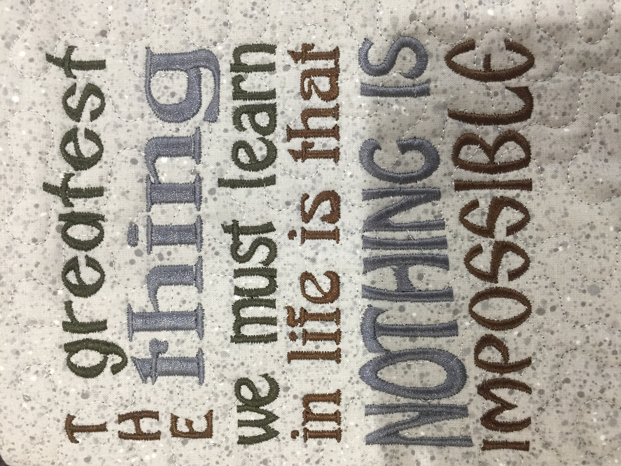 Nothing is Impossible Book Pillow Embroidery Design ***DIGITAL DOWNLOAD ...
