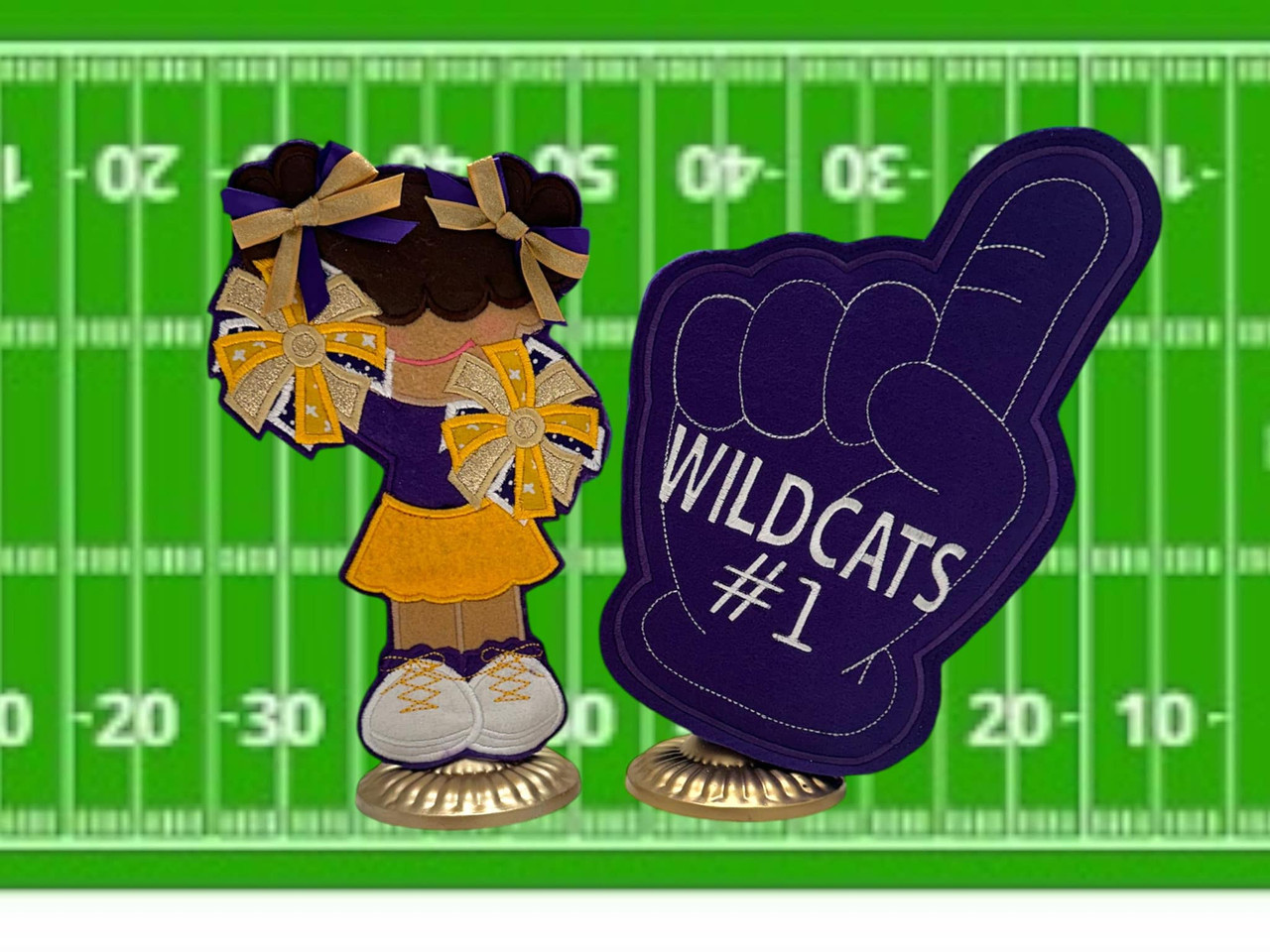 Number 1 Fan Applique/ Embroidery Design ***DIGITAL DOWNLOAD*** - DD2BD