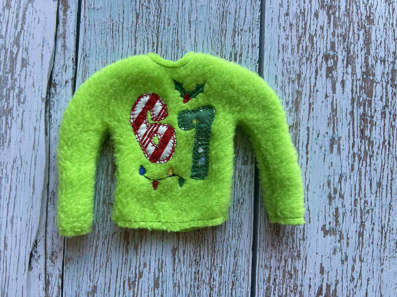 67 Elf Sweater Applique/ Embroidery Design ***DIGITAL DOWNLOAD***