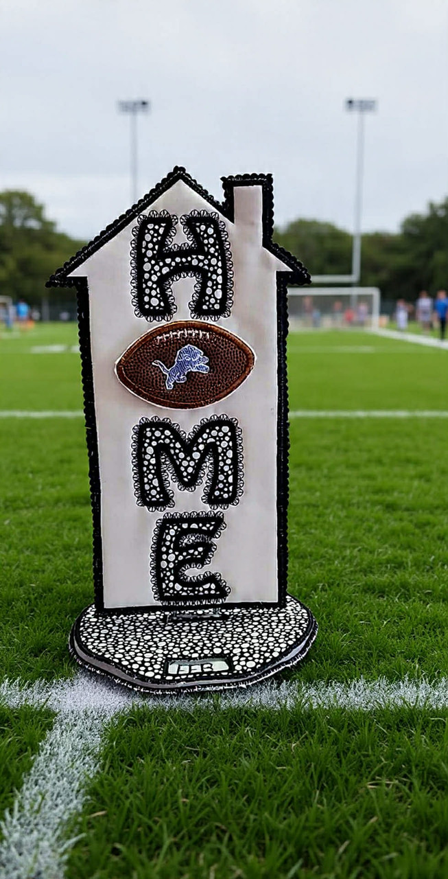 Football Add On for HOME Paper Towel Holder Cover Applique/ Embroidery ...