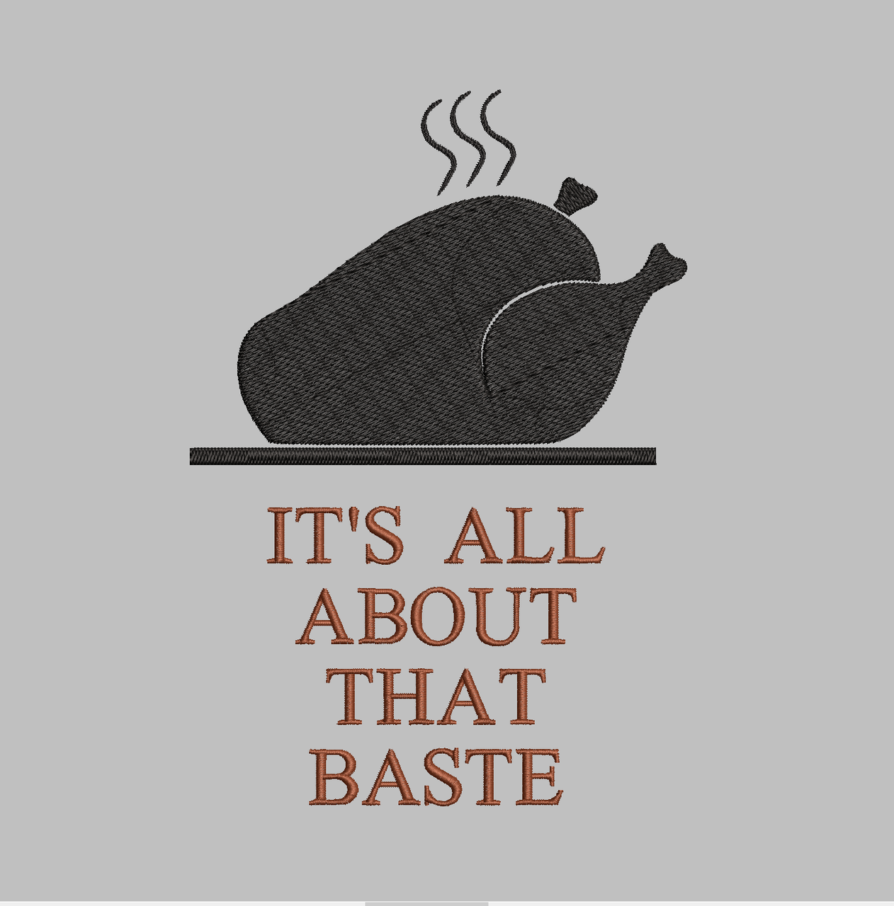 It's All About That Baste Embroidery Design ***DIGITAL DOWNLOAD*** - DD2BD