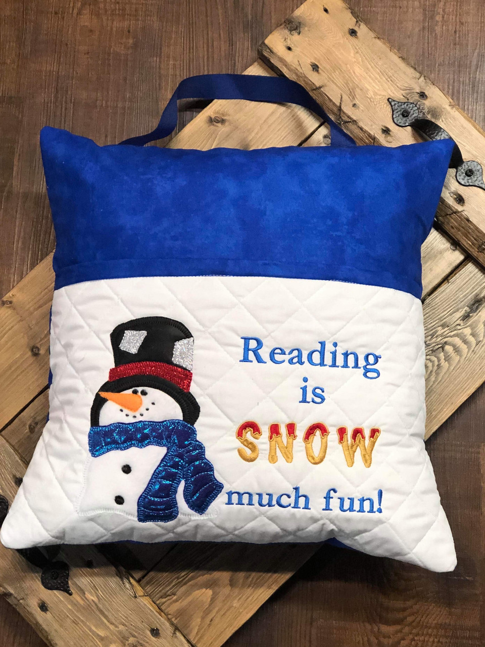Reading is Snow Much Fun Applique/Embroidery Design ***DIGITAL DOWNLOAD ...