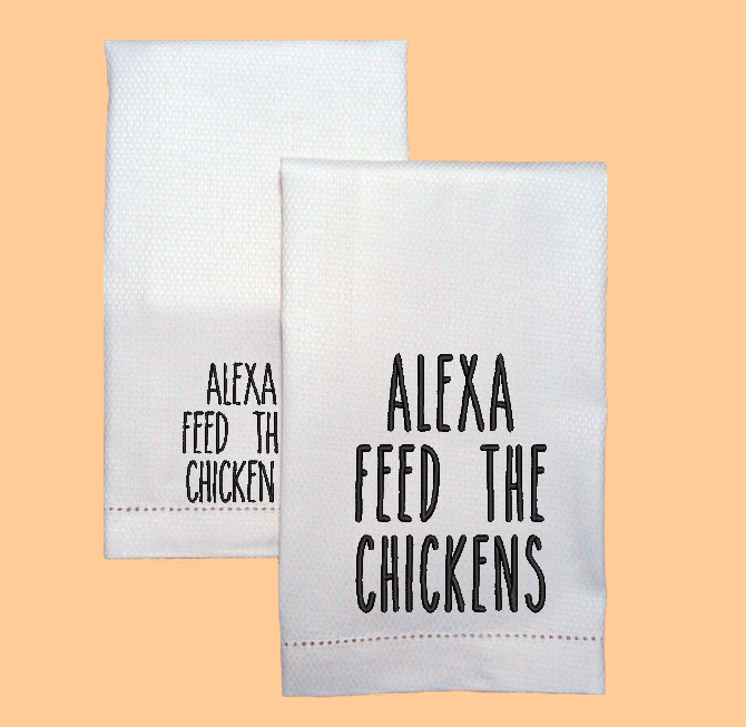 Alexa Feed the Chickens Embroidery Design ***DIGITAL DOWNLOAD*** - DD2BD