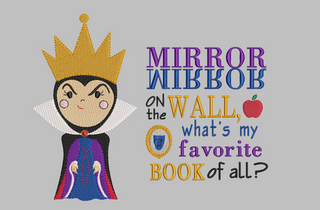 Mirror Mirror Embroidery Design ***DIGITAL DOWNLOAD*** - DD2BD