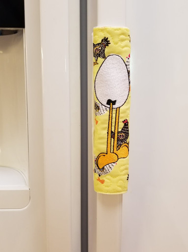 Eggsactly Refrigerator Handle Wrap ITH Embroidery Design ***DIGITAL ...