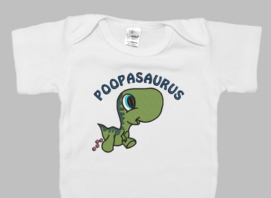 Poopasaurus Baby Embroidery Design ***DIGITAL DOWNLOAD ...