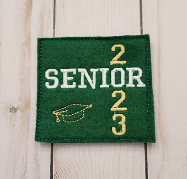 Senior Sign Applique / Embroidery Design ***DIGITAL DOWNLOAD*** - DD2BD