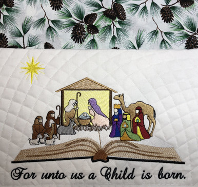 Nativity Book Embroidery Designs ***DIGITAL DOWNLOAD*** - DD2BD