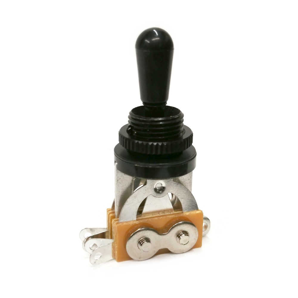3-way Pickup Selector Switch - Black /w Black Tip - Canada