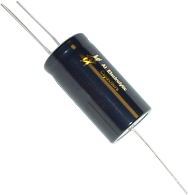 F&T Capacitor - Electrolytic, Multi-Section, Axial Lead, 25/25µF 25V ...