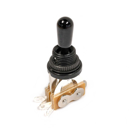 3-way Toggle Switch - Black /w Black Metal Tip - Canada