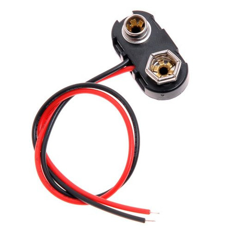 9V Battery Terminals - Angled - Canada