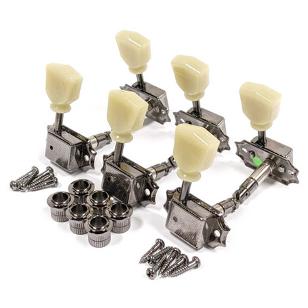 Gotoh SD90-MG-SL Top-Locking Tuners - 3+3 Cosmo Black - Canada