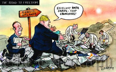 38906739-Davey Cartoon The Road To Freedom Sunlit Uplands Excellent ...