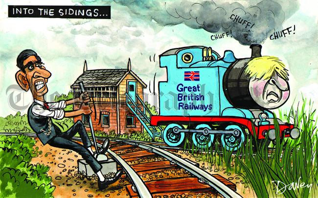 39717918-Davey Cartoon Into The Sidings. . . Great British Railways ...