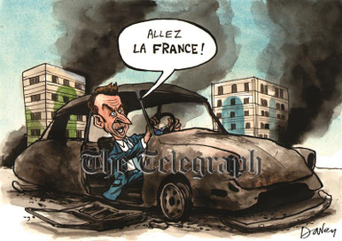 39802736-Davey Cartoon Allez La France! - Telegraph | Newsprints