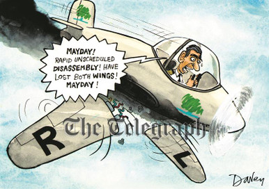 39904723-Davey Cartoon Mayday! Rapid unscheduled disassembly! Have lost ...