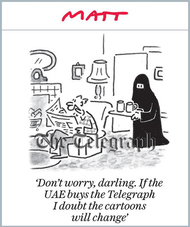 39922772-Matt Cartoon Don't worry, darling. If the UAE buys the ...