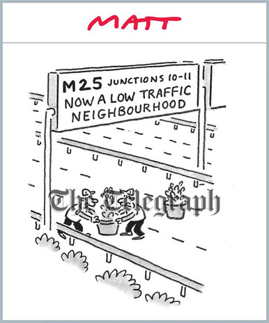 39941479-Matt Cartoon M25 Junctions 10-11 Now A Low Traffic ...