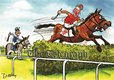 39953197-Davey Cartoon Rishi Sunak Keir Starmer The Grand National ...