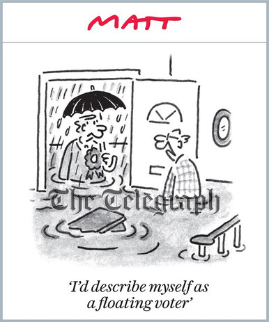 39975055-Matt Cartoon I'd describe myself as a floating voter I would ...
