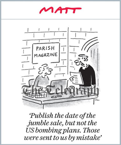 40160762-Matt Cartoon Parish Magazine Publish the date of the jumble ...