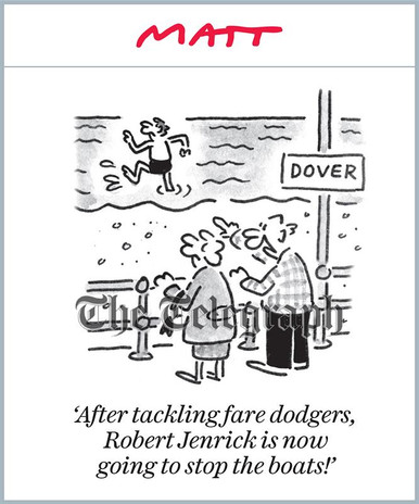 40331629-Matt Cartoon Dover After tackling fare dodgers, Robert Jenrick ...