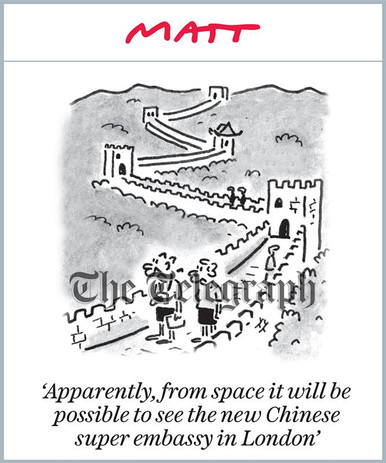 40395573-Matt Cartoon Apparently, from space it will be possible to see ...