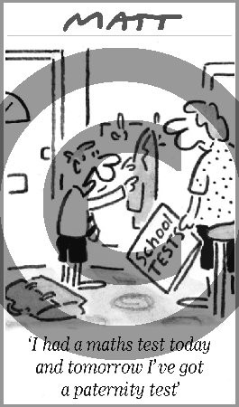 10836945-Matt Cartoon School Tests I had a maths test today and ...