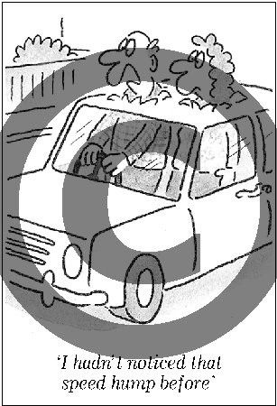 9777231-Matt Cartoon I hadn't noticed the speed hump before - Telegraph ...